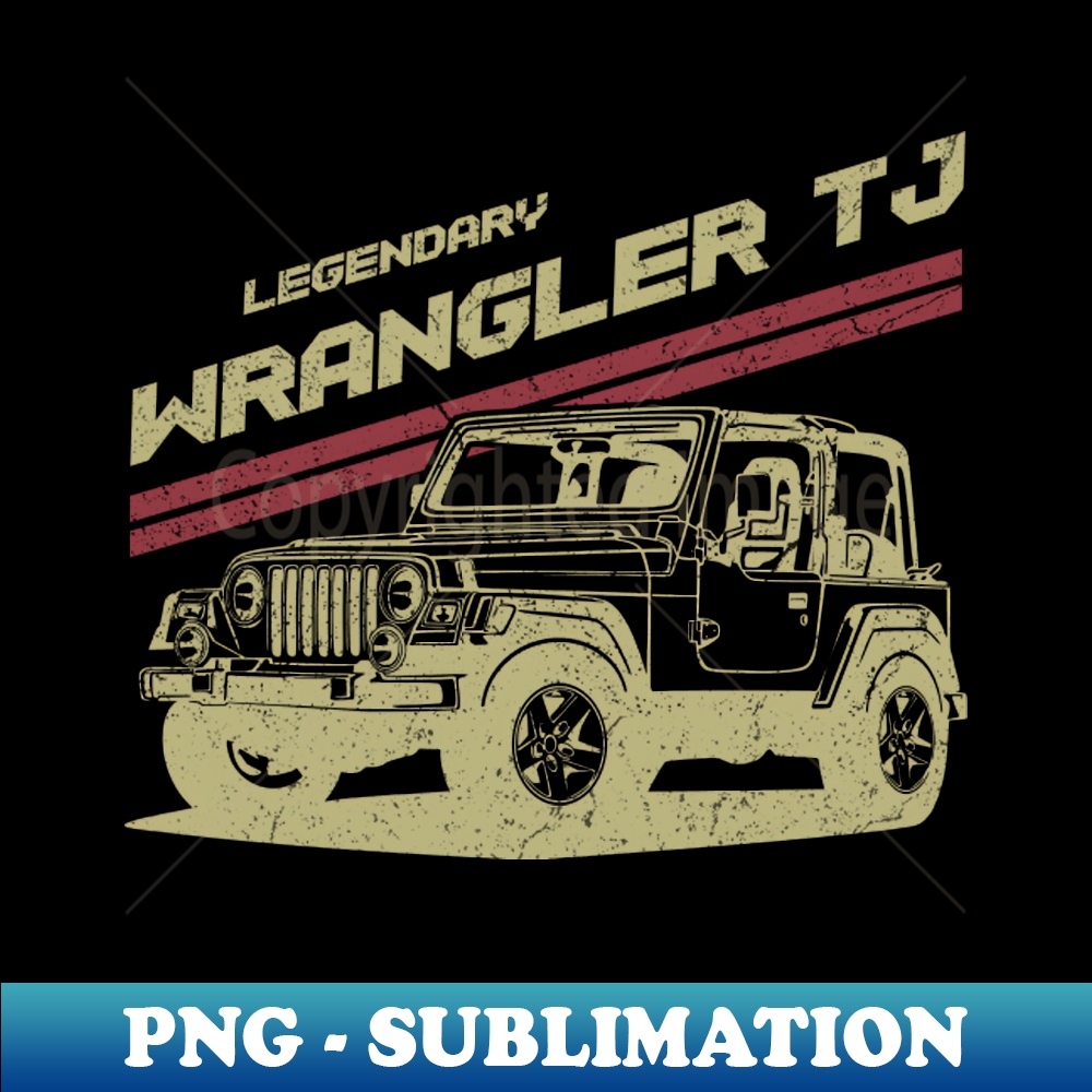 Jeep Wrangler TJ Jeep car trailcat - Sublimation-Ready PNG F | Inspire ...