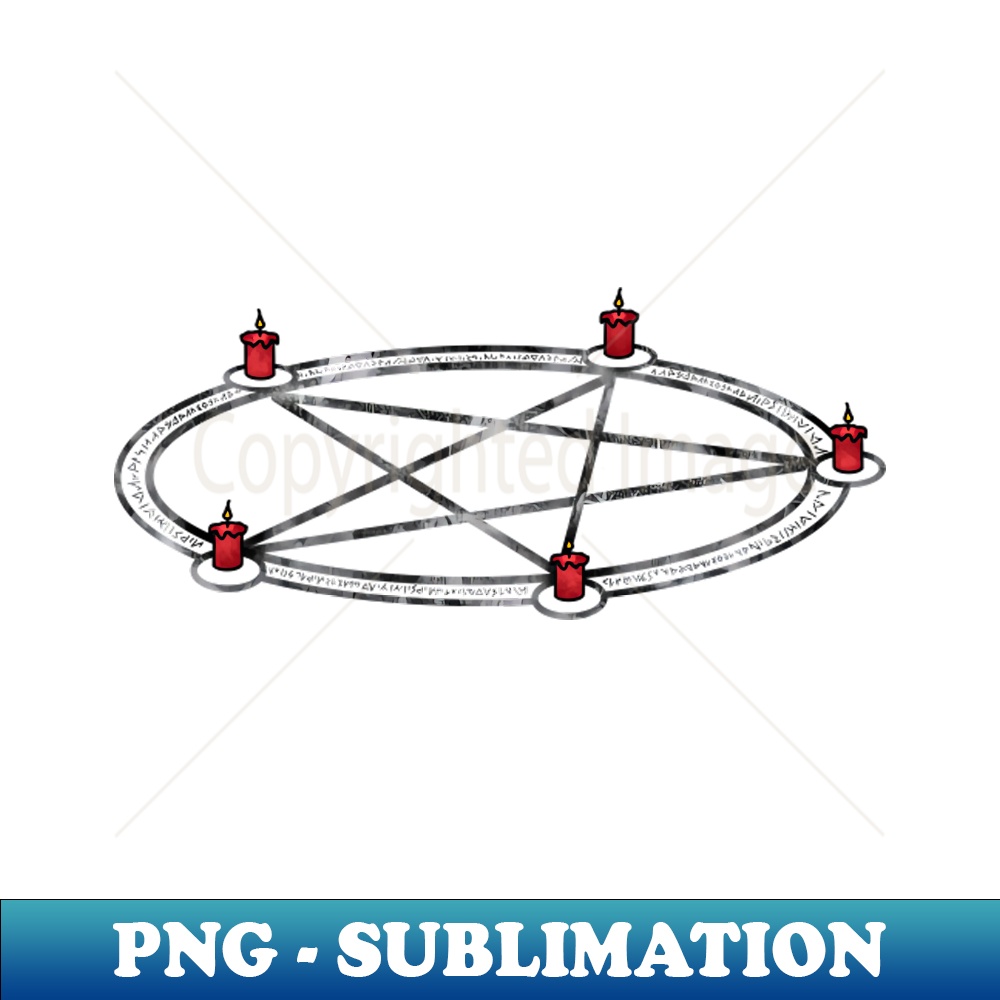 Cursed Pentagram Summoning Circle candles - Special Editio | Inspire Uplift