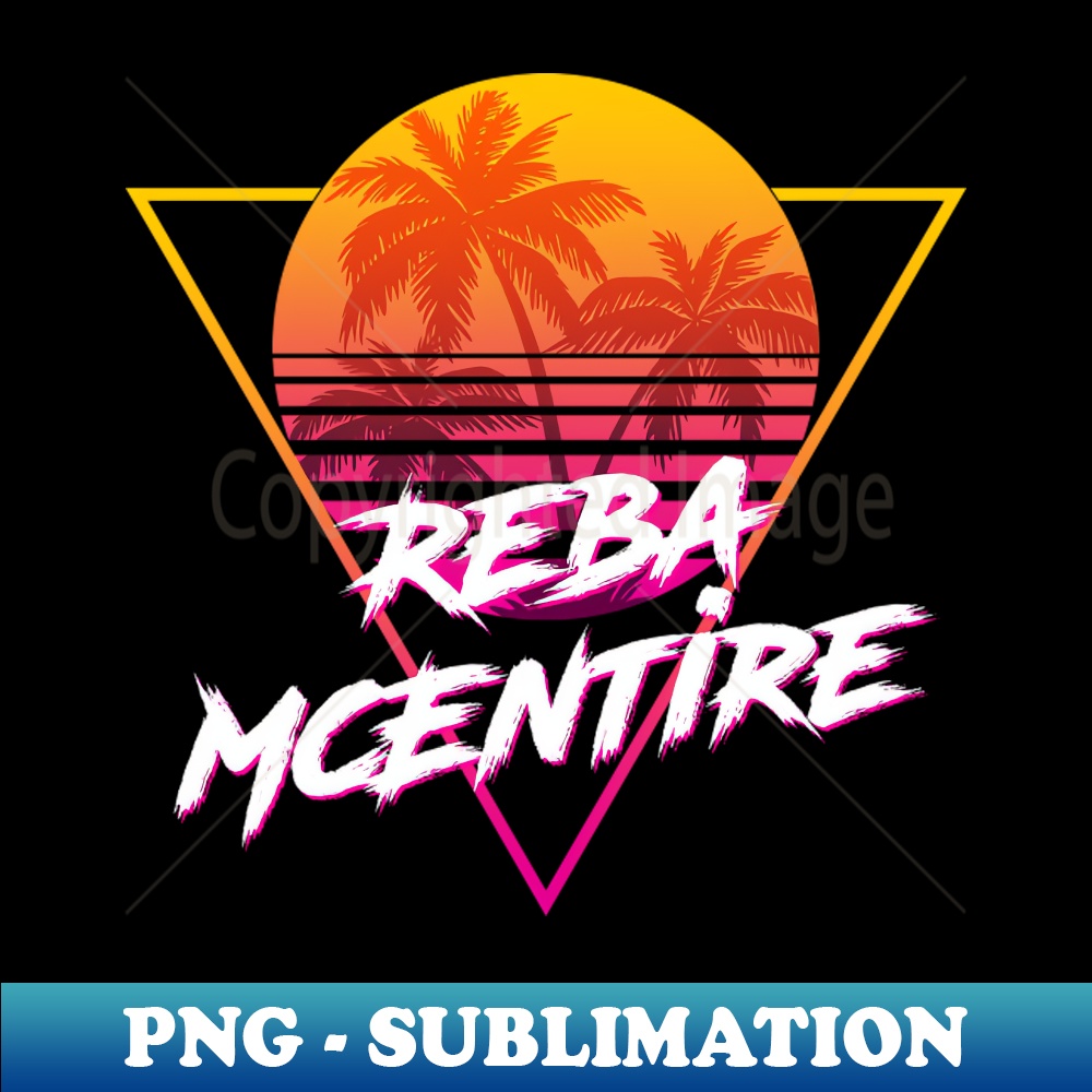 Reba McEntire - Proud Name Retro 80s Sunset Aesthetic Design - Inspire ...