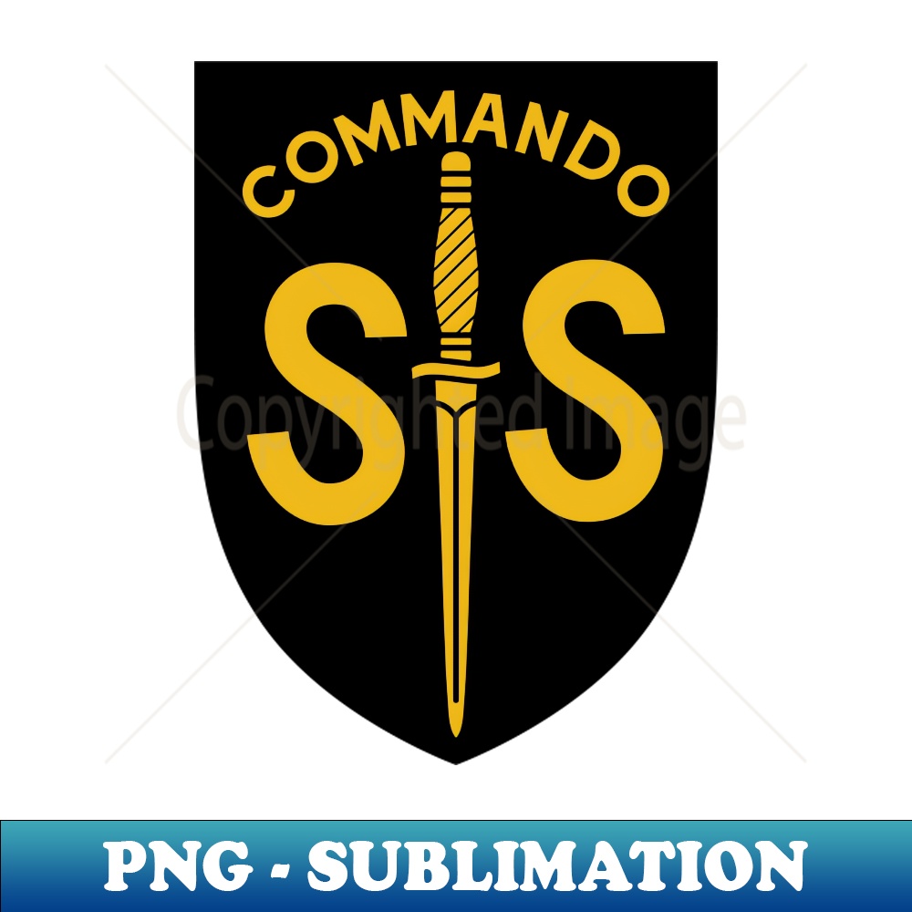 WW2 British Army No2 Commando SAS Badge - Exclusive PNG Subl | Inspire ...