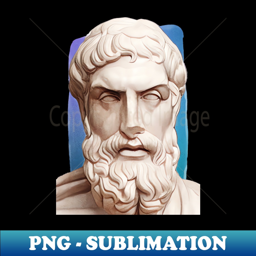 Greek Philosopher Epicurus Illustration - Modern Sublimation - Inspire ...