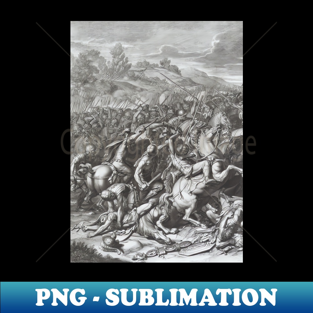 Roman Civil War - Antique Print From Middle Ages - Elegant S | Inspire ...