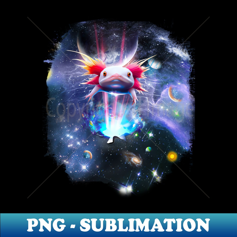 Space Axolotl - PNG Transparent Digital Download File for Su | Inspire ...