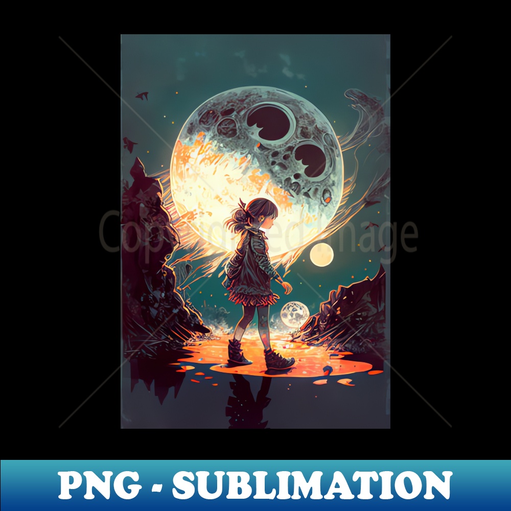 Experimental Anime Girl - Exclusive PNG Sublimation Download - Inspire ...