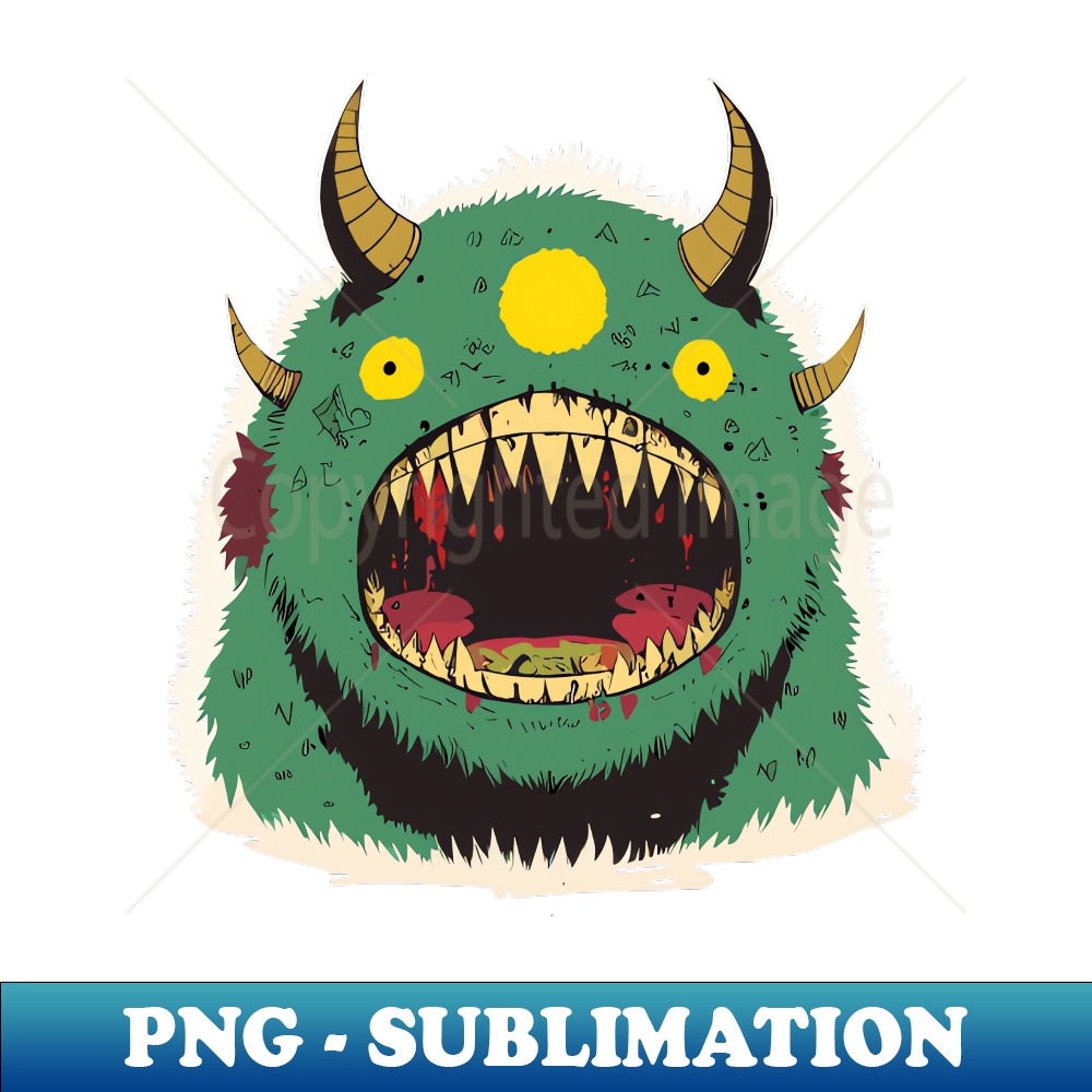 Horned Monster - Exclusive PNG Sublimation Download - Create | Inspire ...