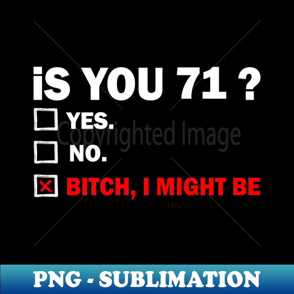 seventy-one 71 Years Old Birthday 71th - PNG Transparent Dig - Inspire ...