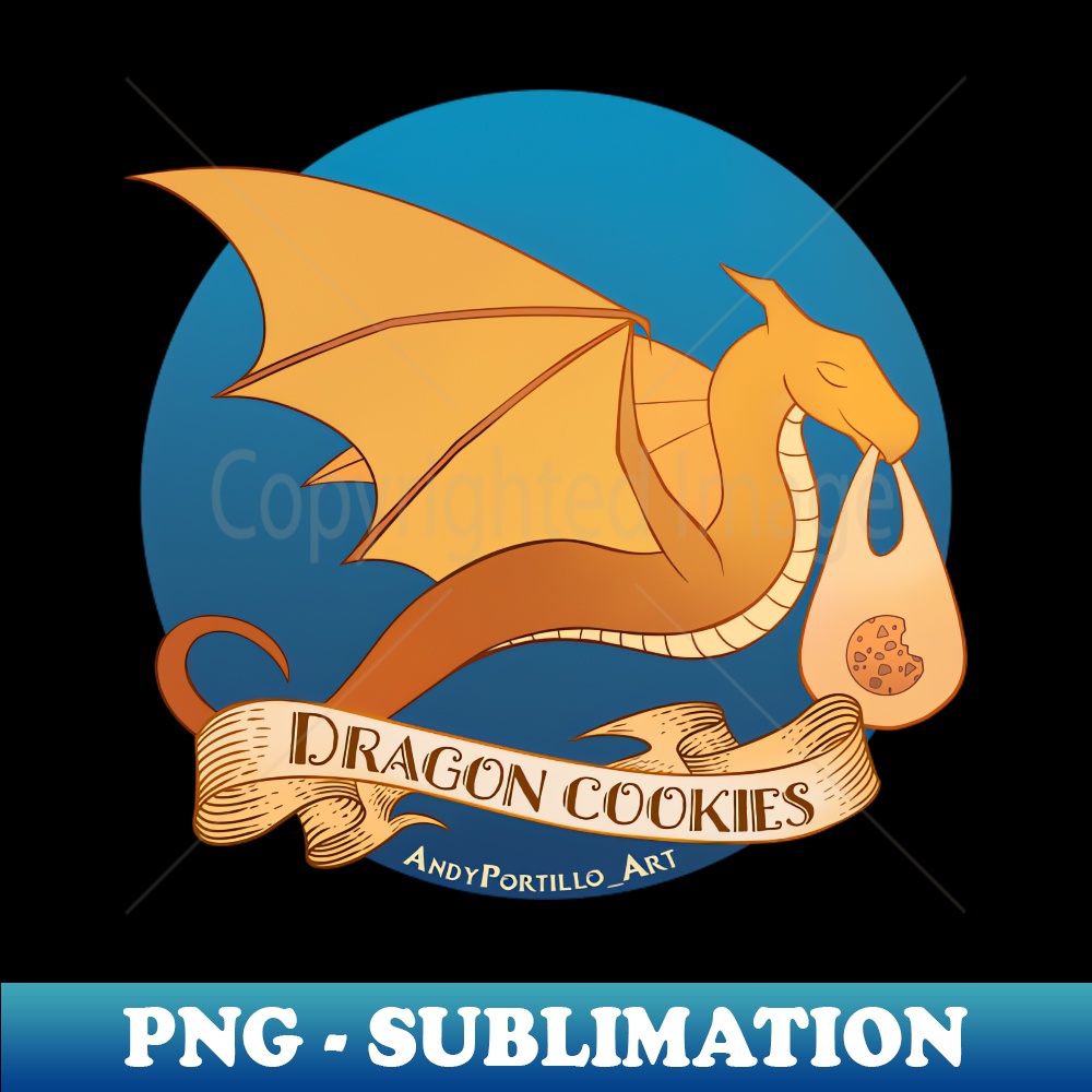Dragon Cookies - Instant PNG Sublimation Download - Bold & E | Inspire ...