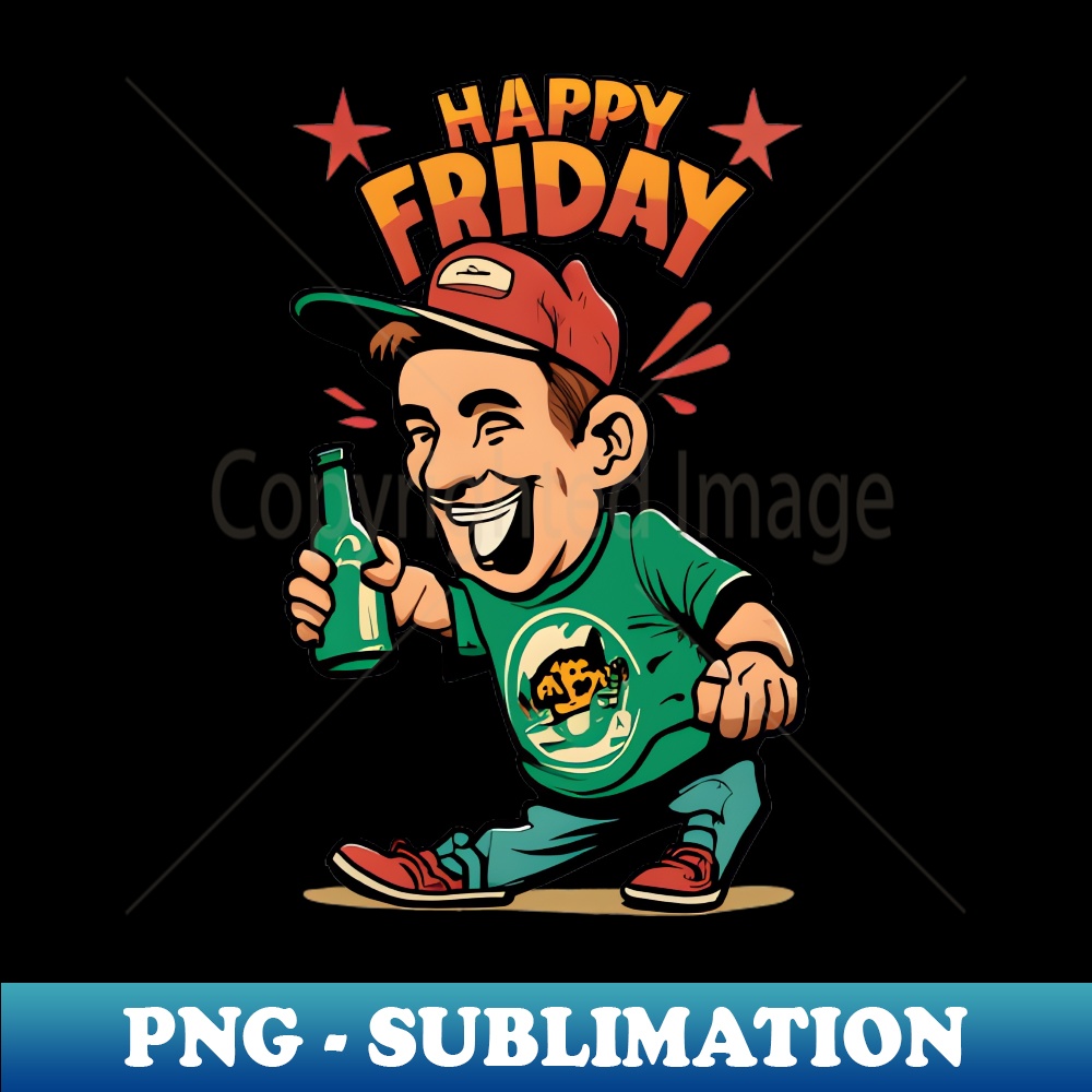 Happy Friday - PNG Transparent Sublimation Design - Stunning - Inspire ...