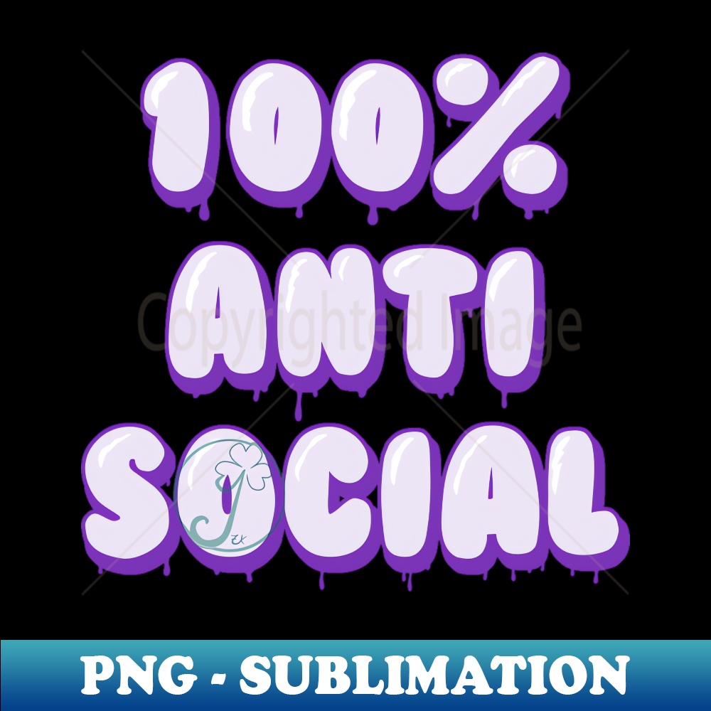 Pastel Goth 100 percent antisocial - PNG Transparent Sublima | Inspire ...