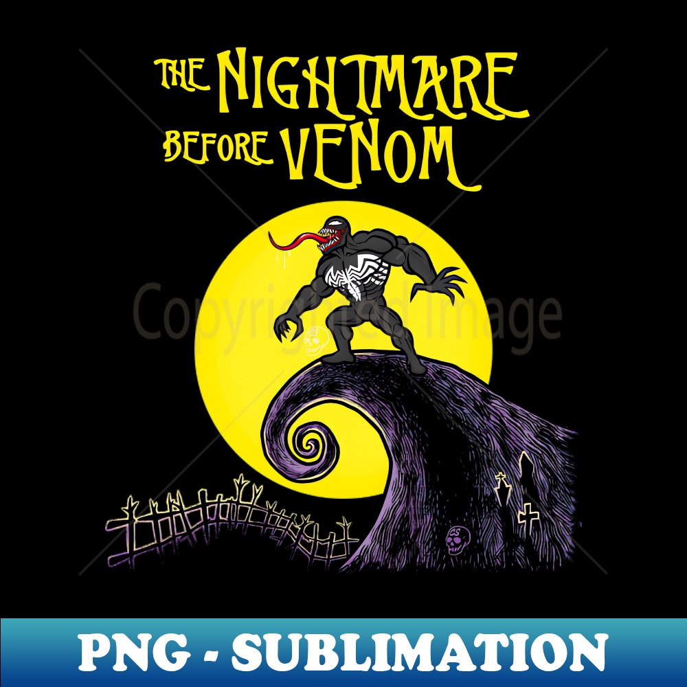 The Nightmare Before Venomm - PNG Transparent Digital Downlo - Inspire ...