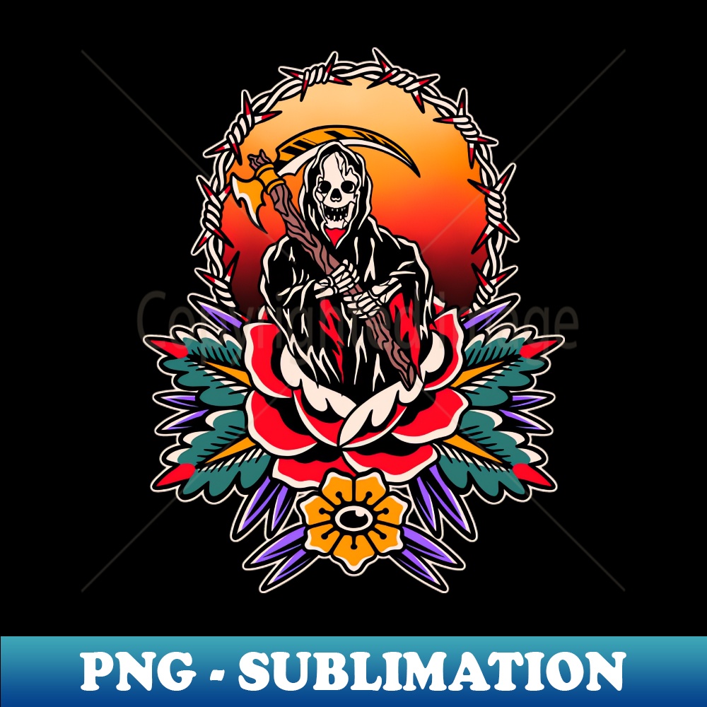 Skull Angel of Death - PNG Transparent Digital Download File | Inspire ...