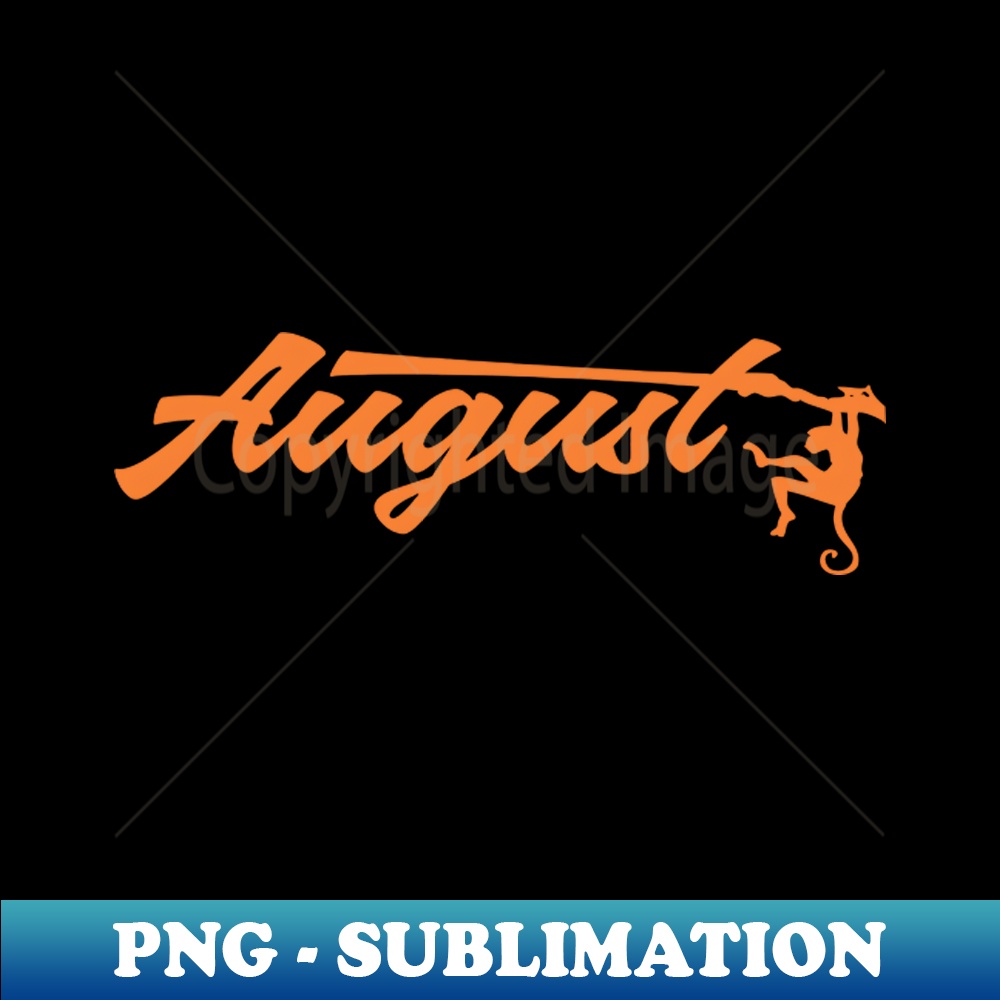 August Sun Orange Monkey - Signature Sublimation PNG File - | Inspire ...