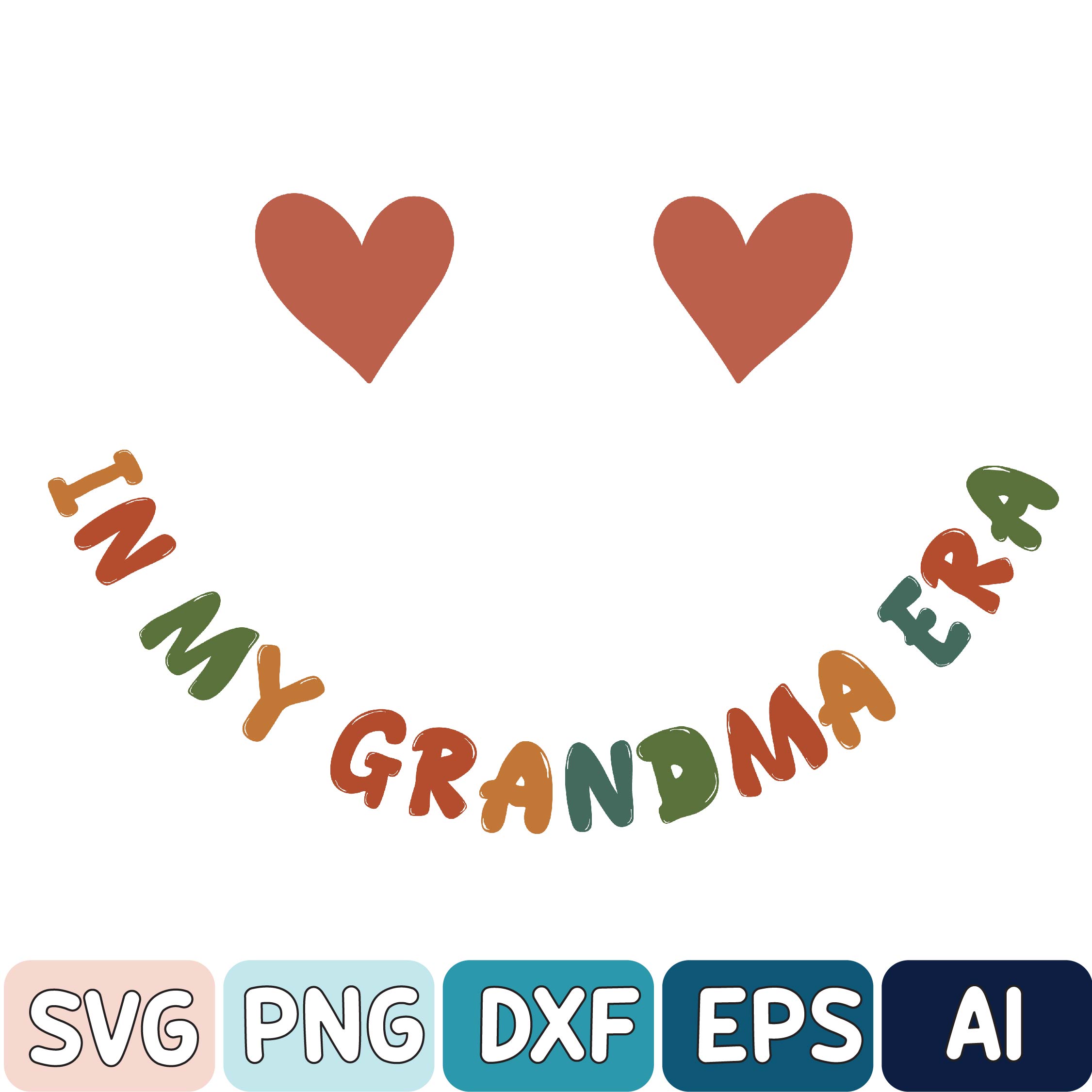 In My Grandma Era Svg, Christmas Gift For New Grandma Svg, G | Inspire ...