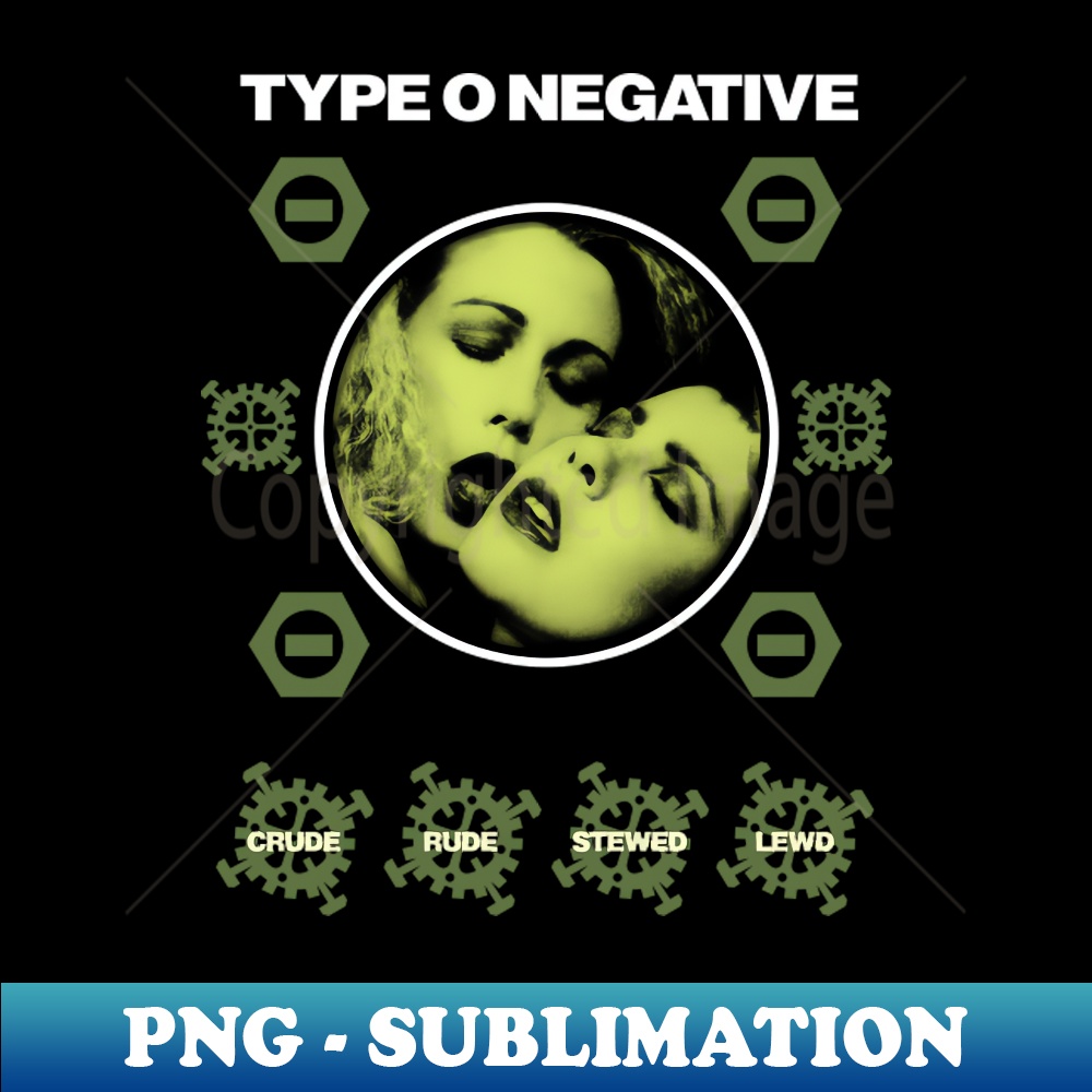 Type O Negative Crude Gears - Aesthetic Sublimation Digital | Inspire ...
