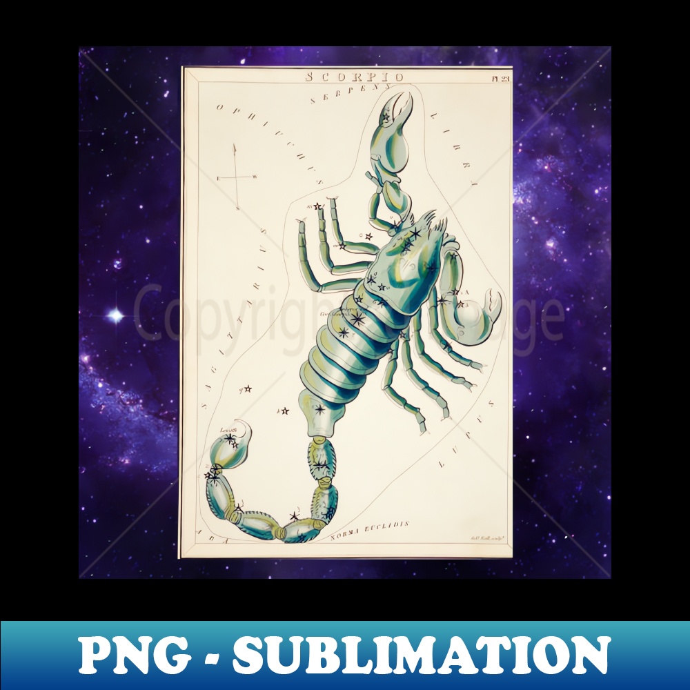 Scorpio Astrological Chart - PNG Transparent Sublimation Fil | Inspire ...