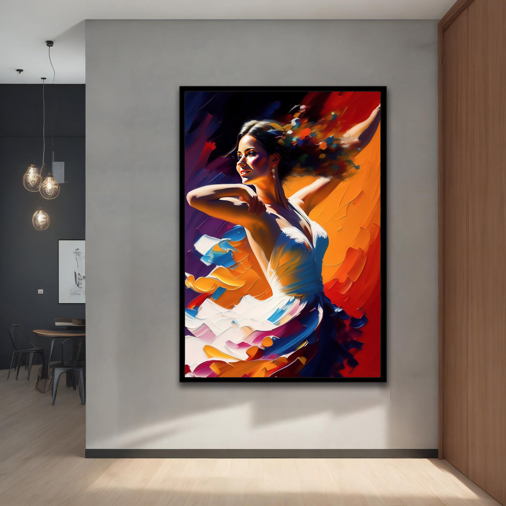 Ballerina Canvas Painting,Dance poster, With different fram | Inspire ...