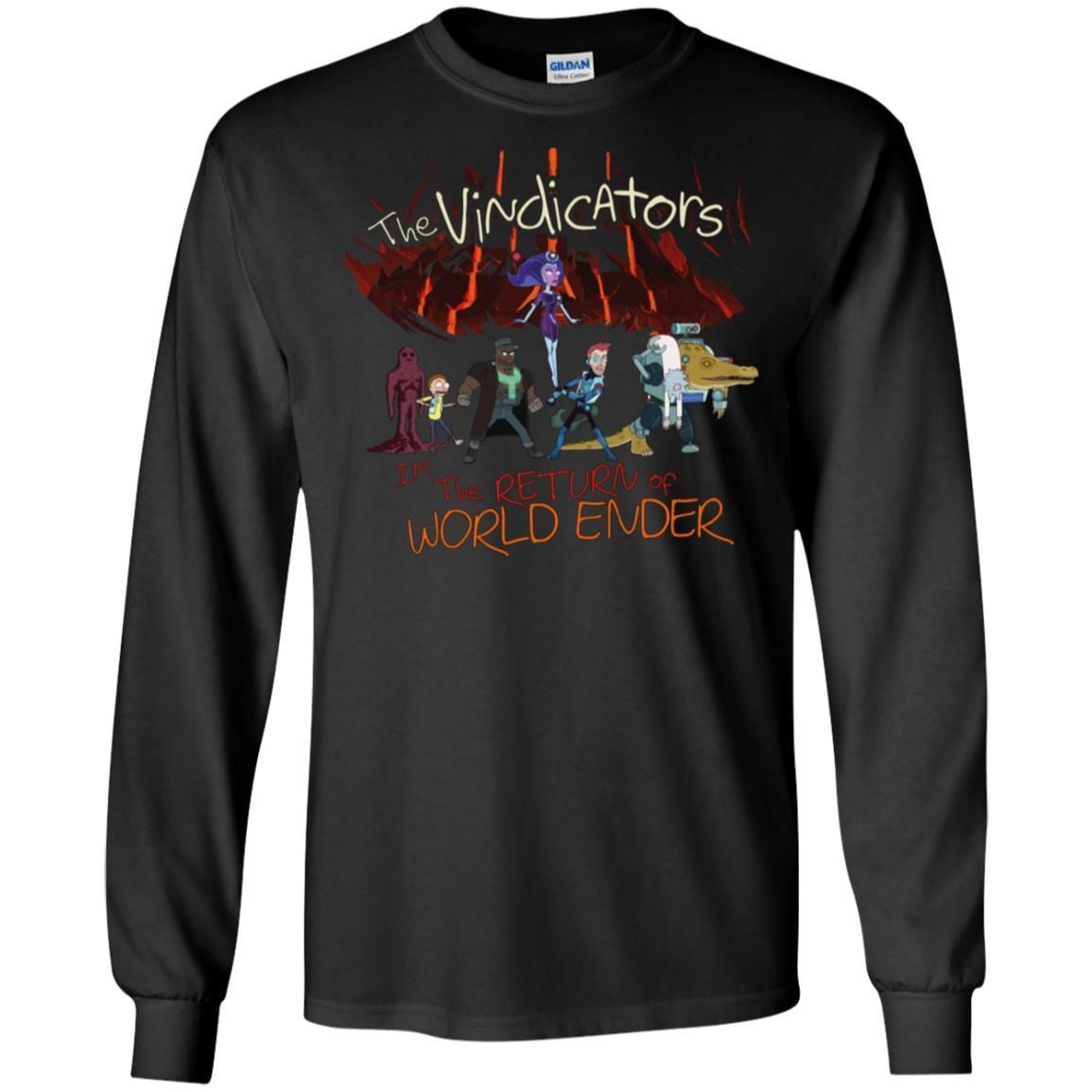 Rick And Morty The Vindicators Men Long Sleeve Shirt | Inspire Uplift