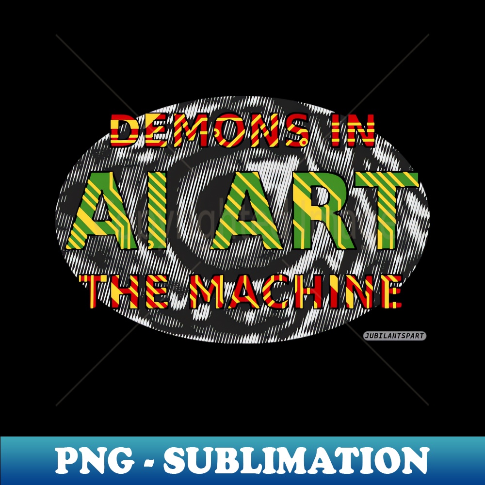 AI Art-Demons in the Machine - Instant Sublimation Digital D | Inspire ...