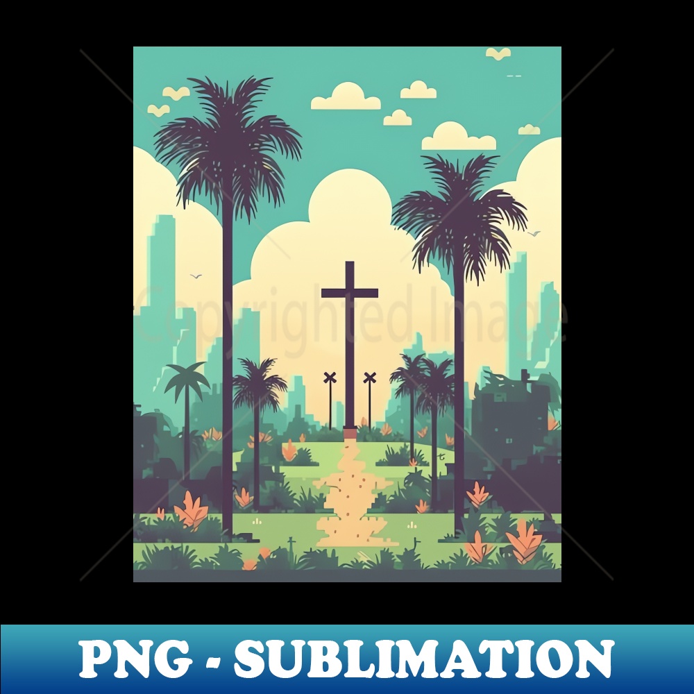 Road to the Cross - Vintage Sublimation PNG Download - Perfe | Inspire Uplift