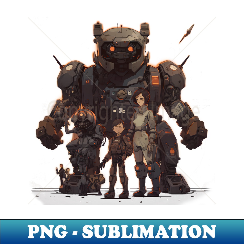 Comic-Style AI Cyborg Robot and the Apocalypse - Unique Subl | Inspire ...