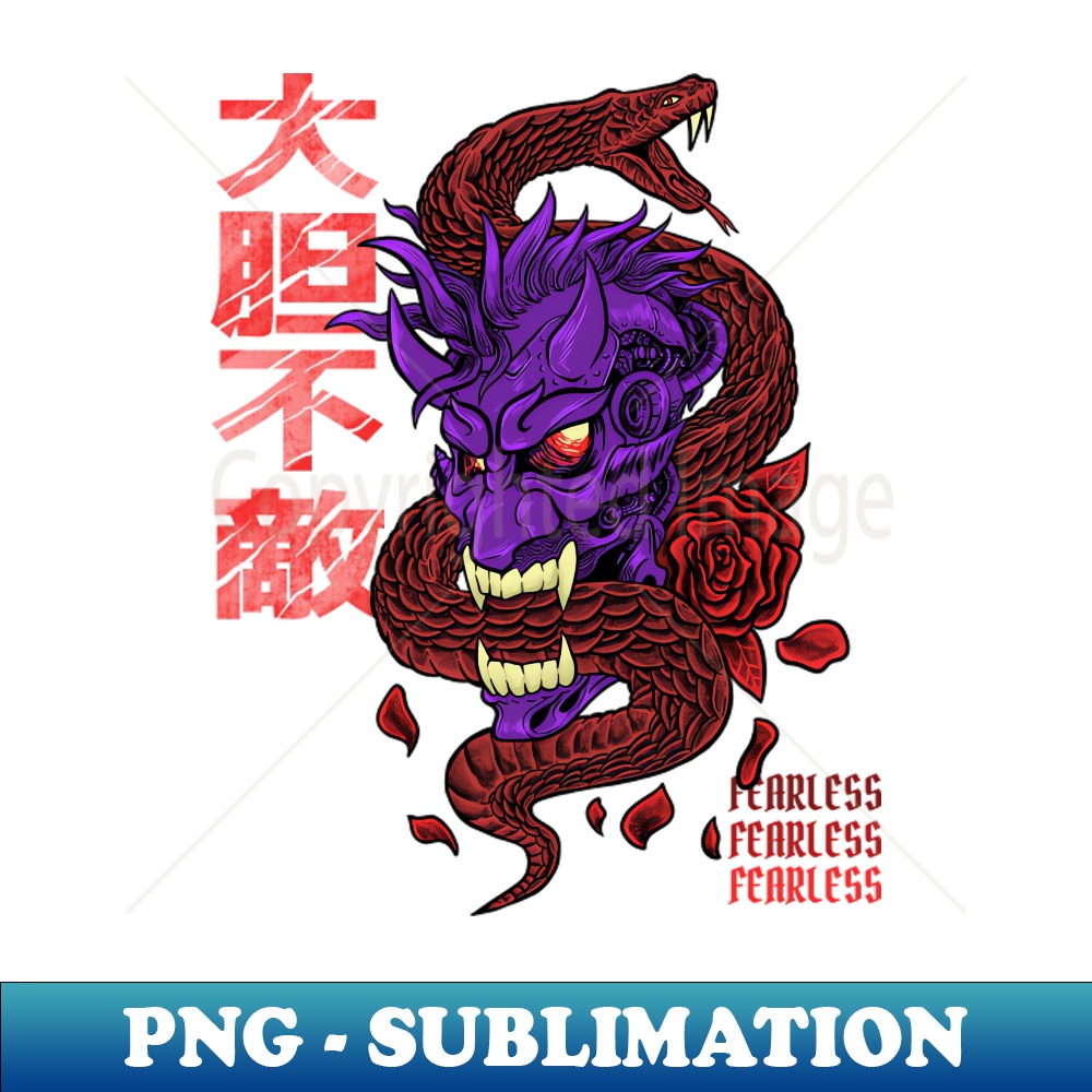 cyberpunk snake - evil mask - Modern Sublimation PNG File - | Inspire ...