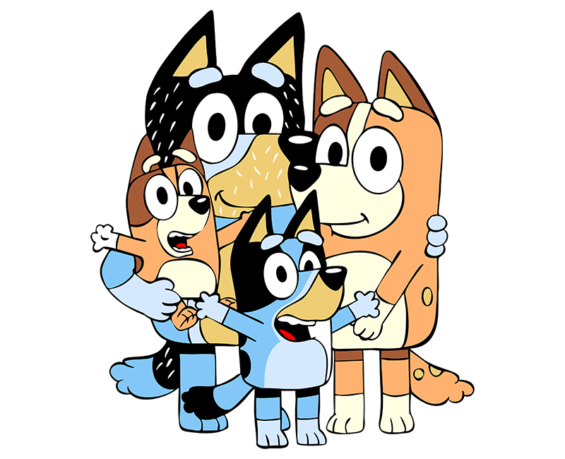 Bluey, Bluey Svg, Bluey Dog, Bluey Characters, Bluey Heeler, | Inspire ...