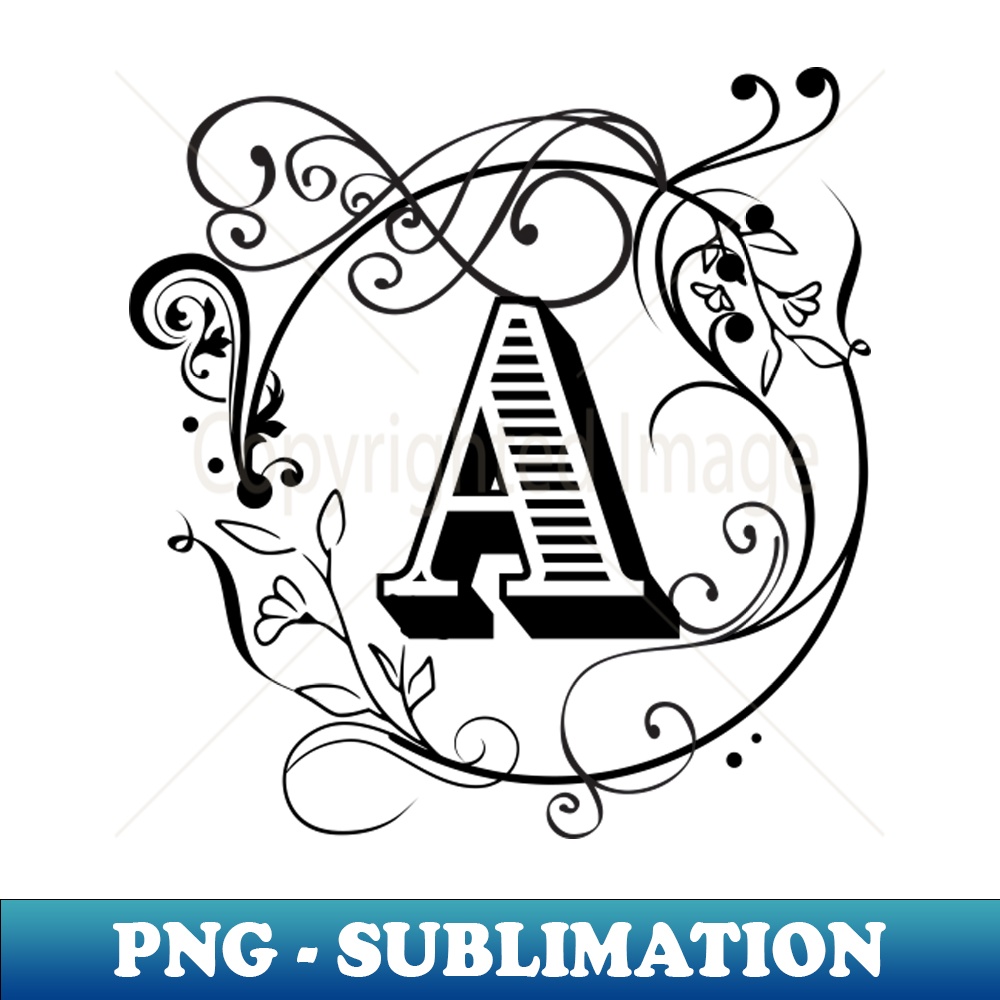 Letter A - PNG Transparent Sublimation File - Unlock Vibrant | Inspire ...