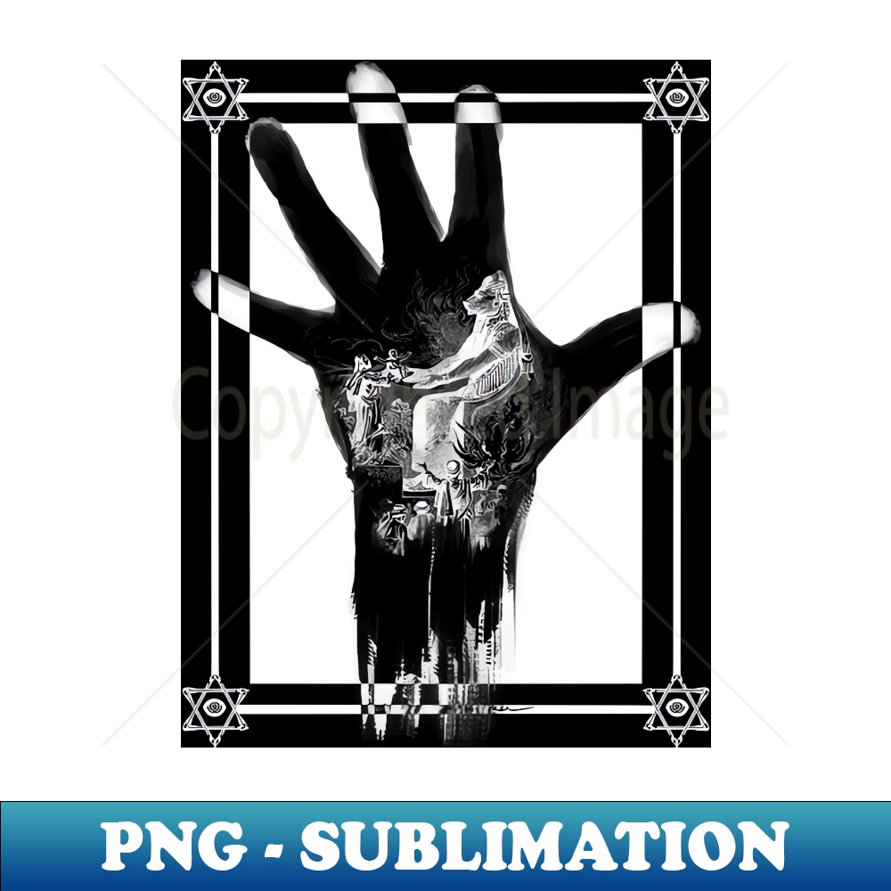 Hand of Glory no text - High-Resolution PNG Sublimation File | Inspire ...