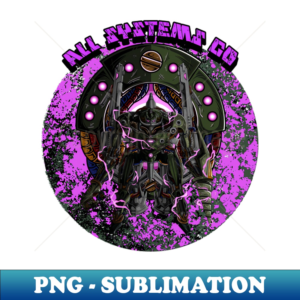 All System Go Graphic - High-Resolution PNG Sublimation File - Inspire Uplift
