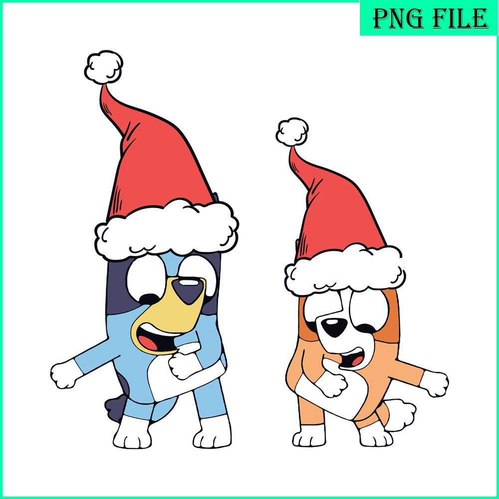 bluey christmas svg - Inspire Uplift