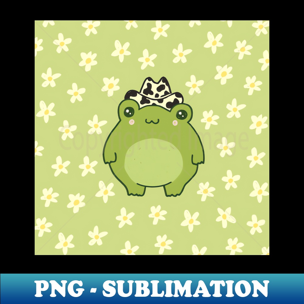 Riding into Cuteness Cute Frog with Cowboy Hat Sheriff and C | Inspire ...