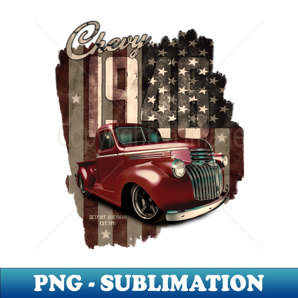 Chevy Truck 1946 - Digital Sublimation Download File - Perfe - Inspire ...