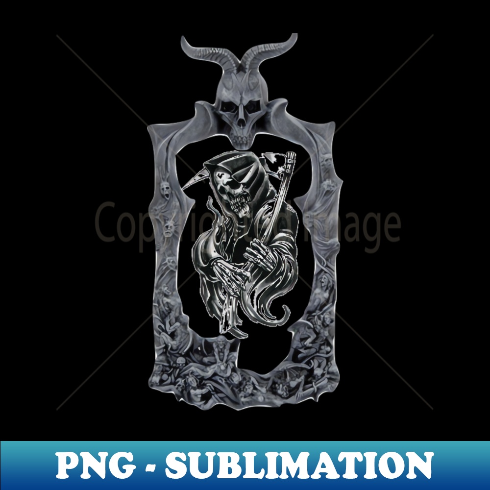 Goth Skull Mirror - PNG Transparent Sublimation File - Bold | Inspire ...