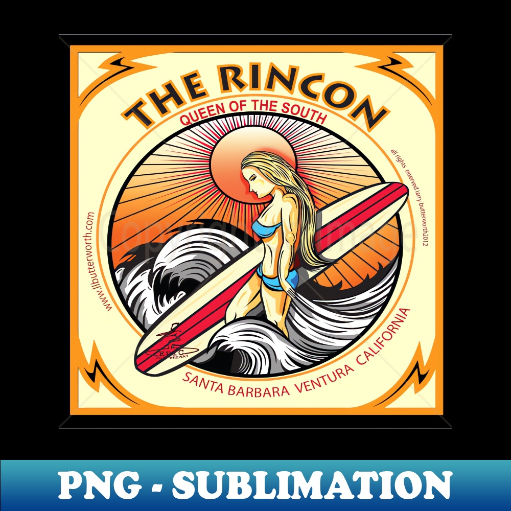 RINCON SOUTHERN CALIFORNIA SURFING - Instant Sublimation Dig | Inspire Uplift