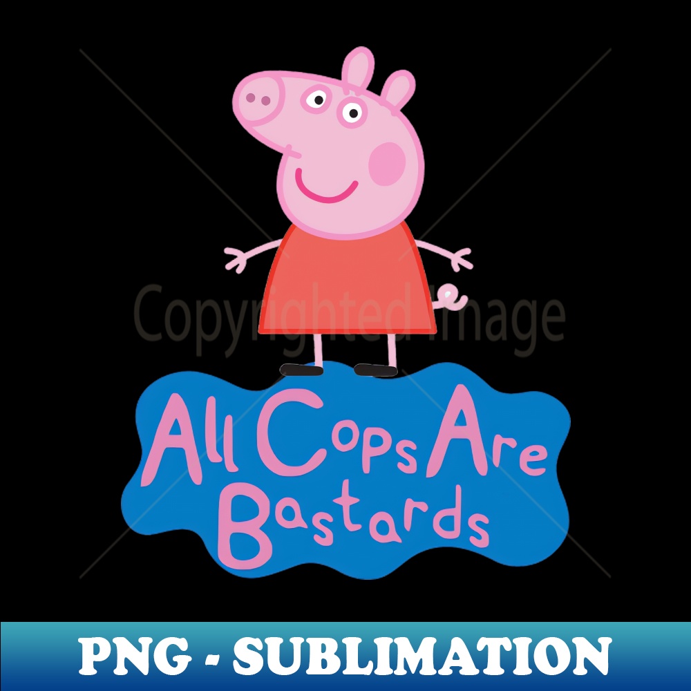Pig Says ACAB funny Cartoon Characters - Aesthetic Sublimati | Inspire ...