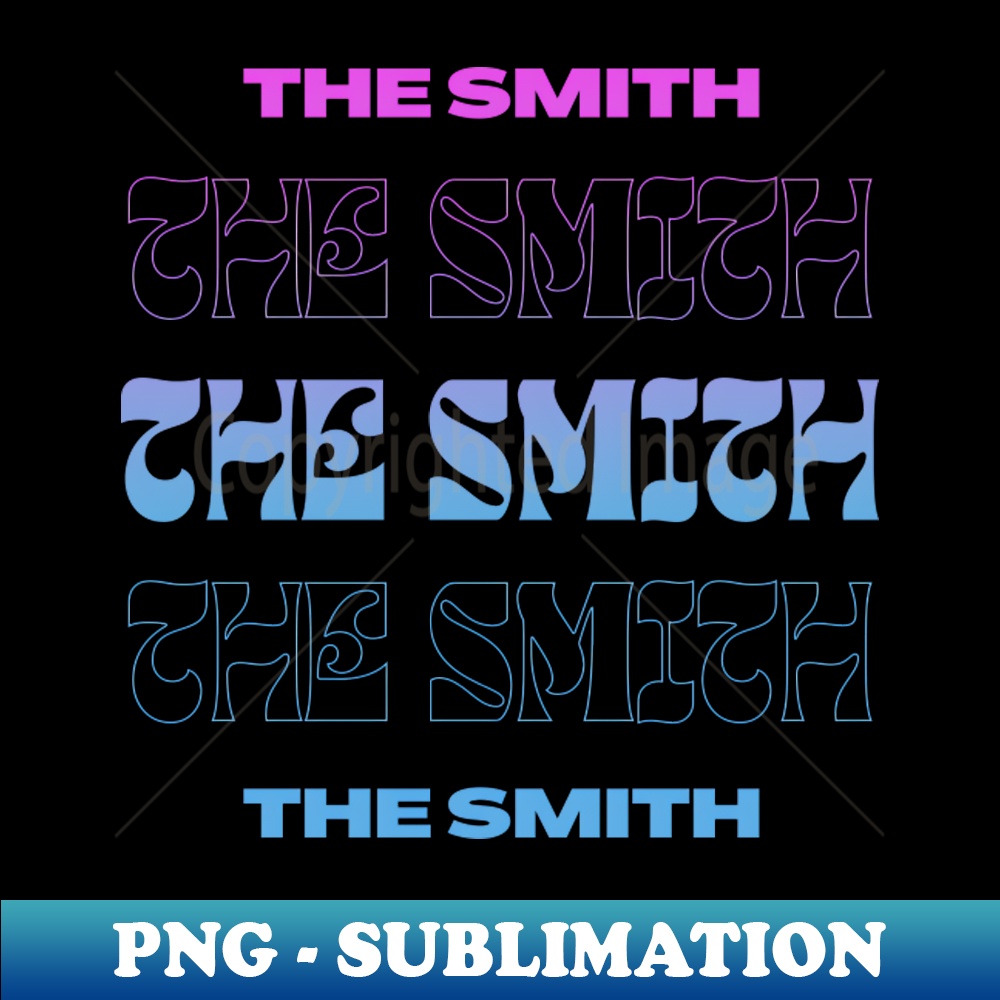 The Smith Typography Fan Art Design - Retro PNG Sublimation - Inspire ...