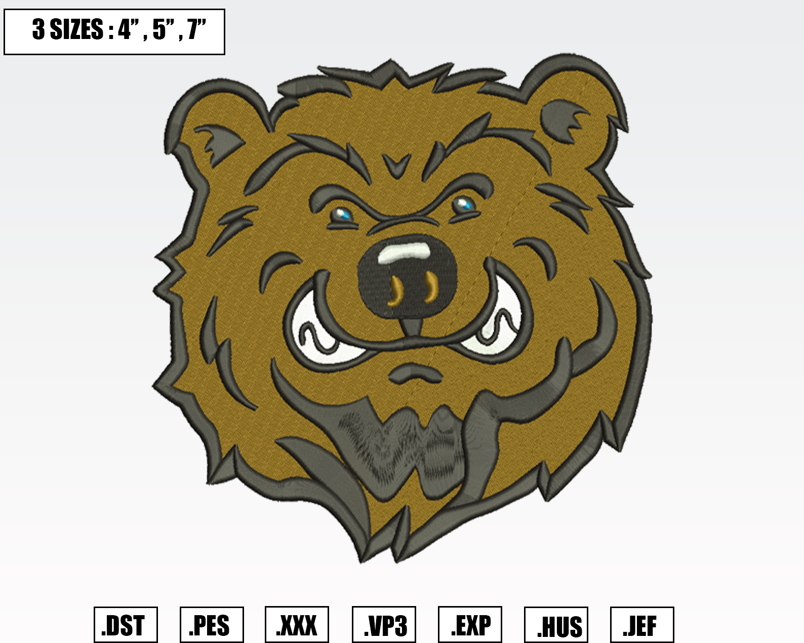 UCLA Bruins Mascot Embroidery Designs,NCAA Embroidery Design | Inspire ...