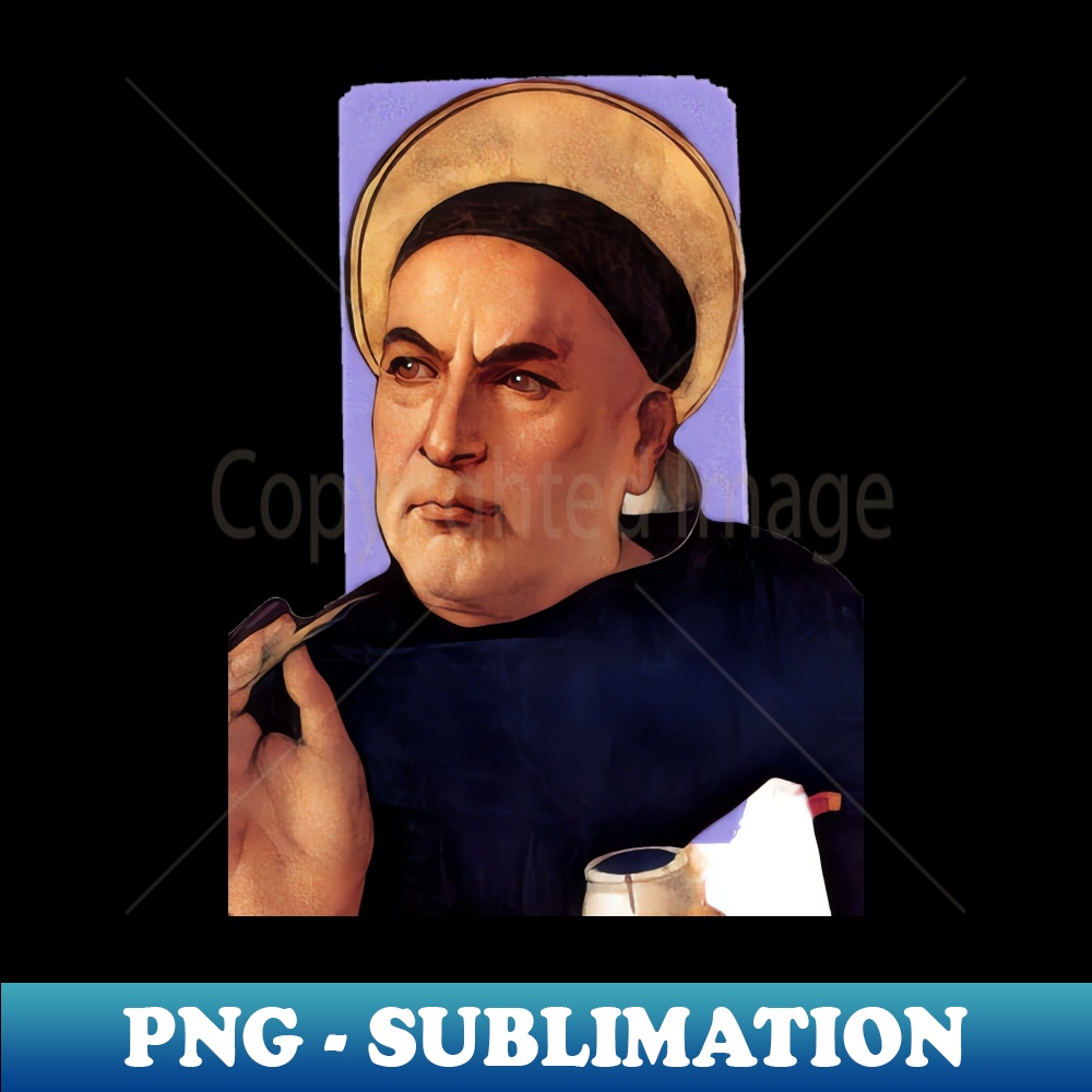 Italian priest Thomas Aquinas illustration - Stylish Sublima | Inspire ...