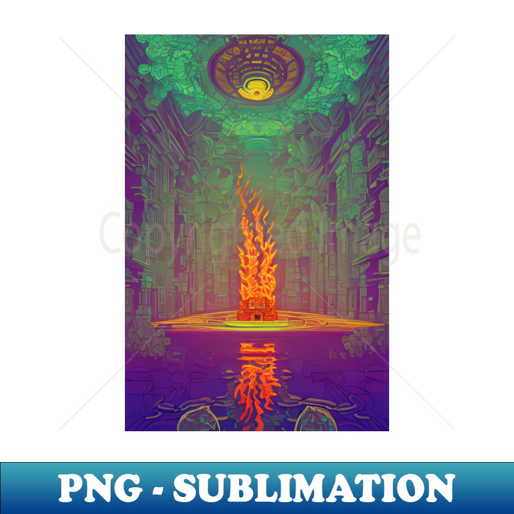 An Offering to the Fire Gods - Exclusive Sublimation Digital | Inspire ...