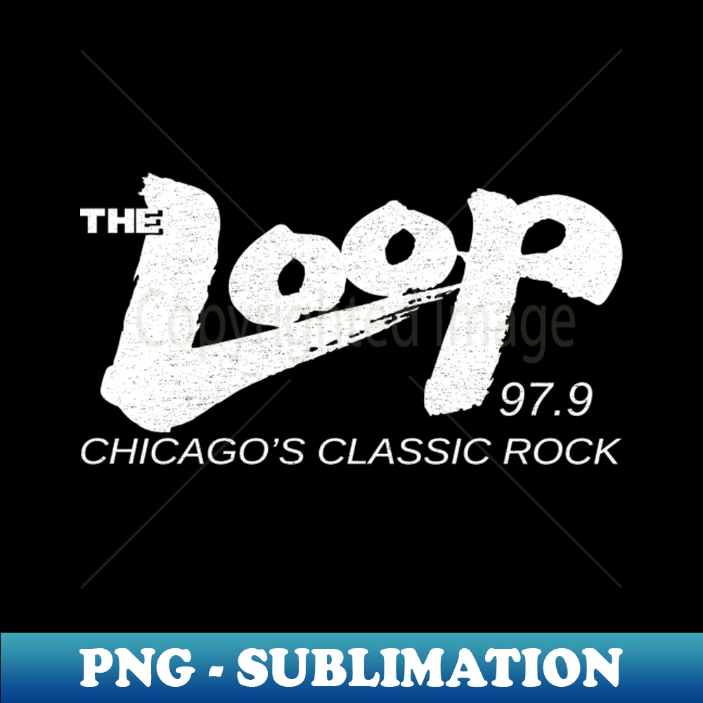 Vintage 1977 The Loop Radio - Retro PNG Sublimation Digital - Inspire ...