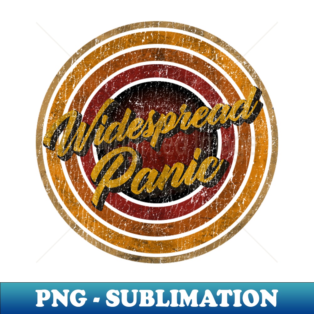 Widespread Panic - Vintage Style - PNG Transparent Digital D | Inspire Uplift