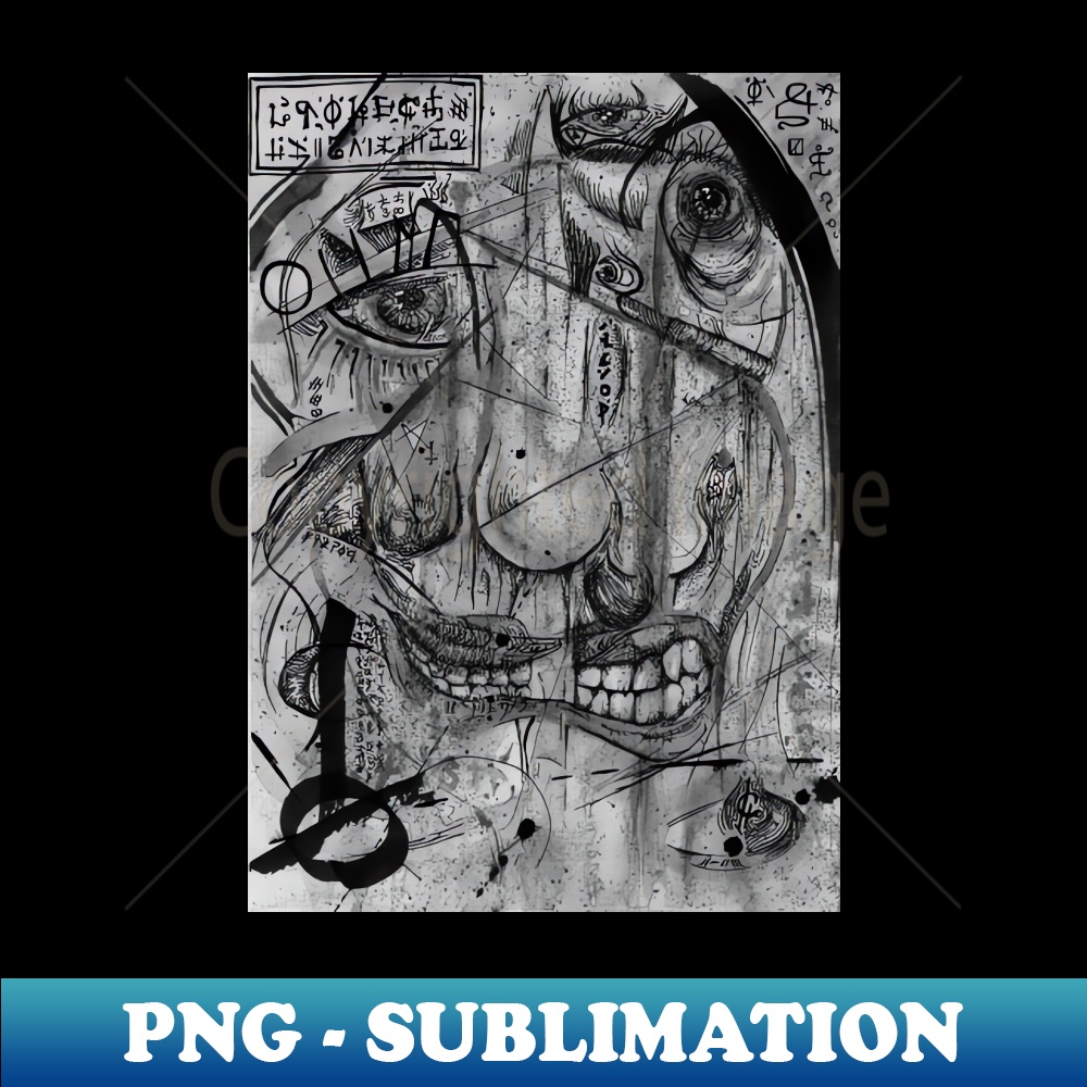 Abstract Uncoloured Smile - Stylish Sublimation Digital Down | Inspire ...