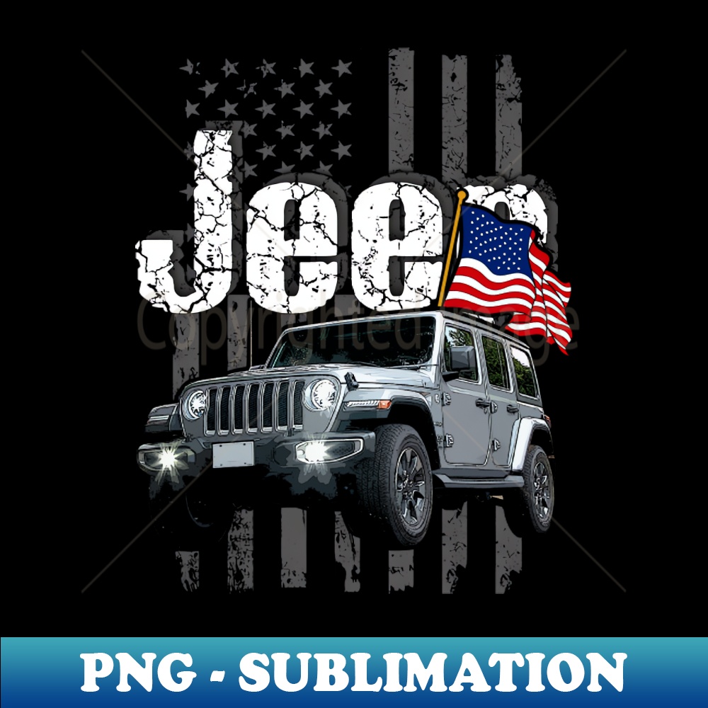 Wrangler JL Jeepcar JEEP Flag - Artistic Sublimation Digital | Inspire ...