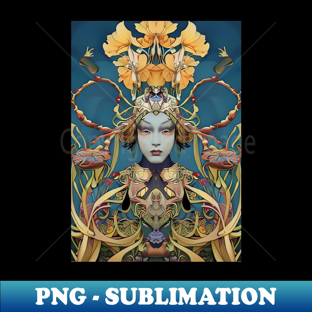 Beautiful girl exotic goddess flowers - Professional Sublima | Inspire Uplift