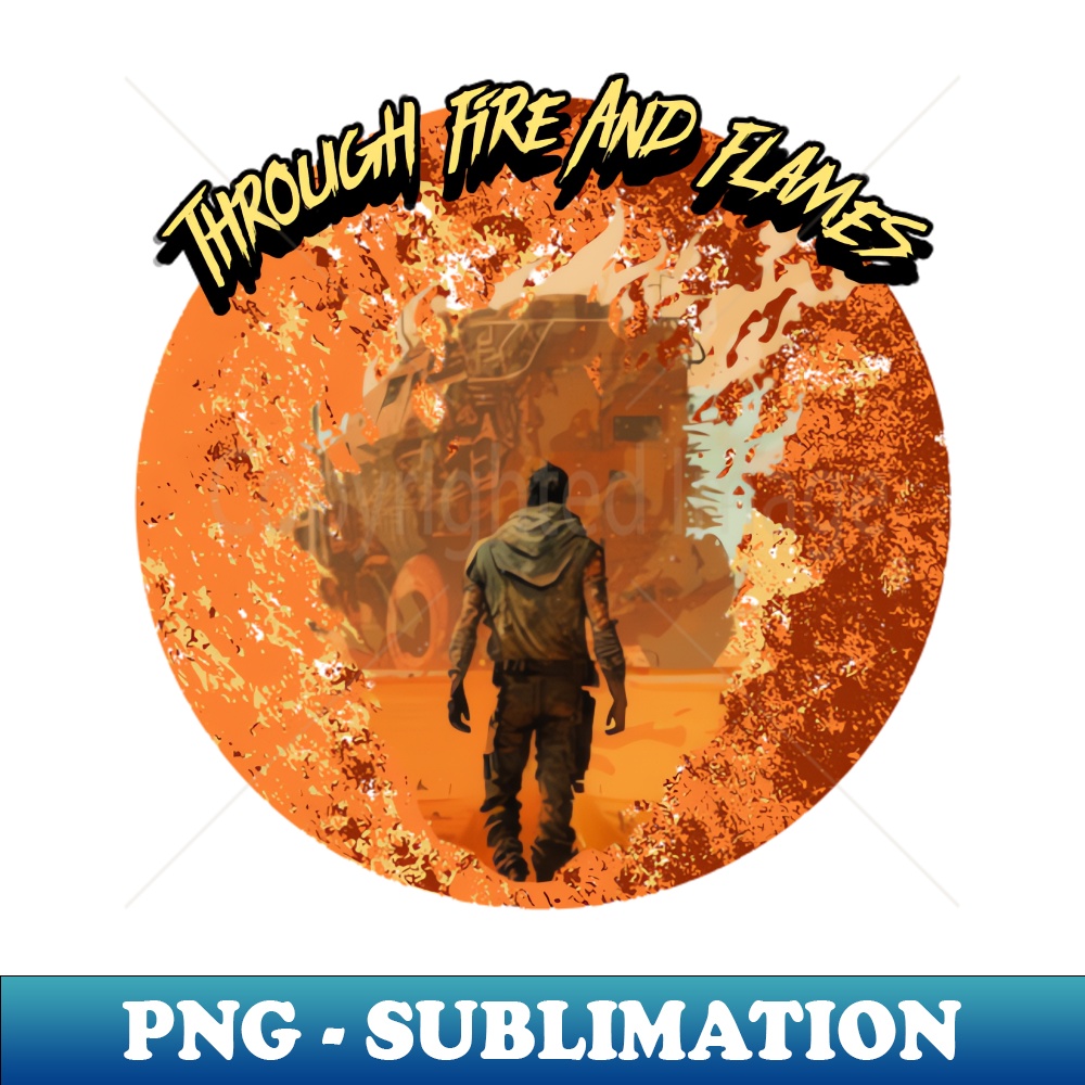 Through Fire And Flames Graphic - Sublimation-Ready PNG File | Inspire ...