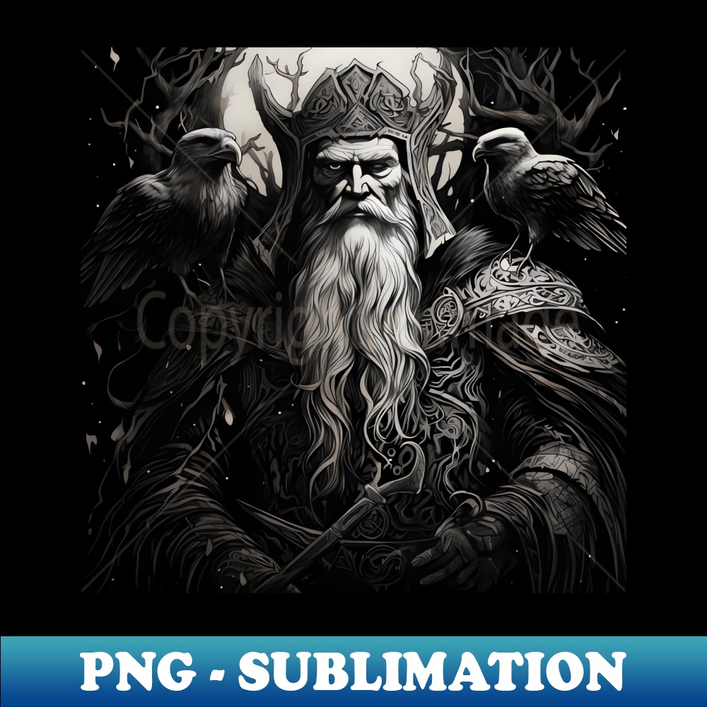 Odin with ravens ink tattoo - Special Edition Sublimation PN | Inspire ...