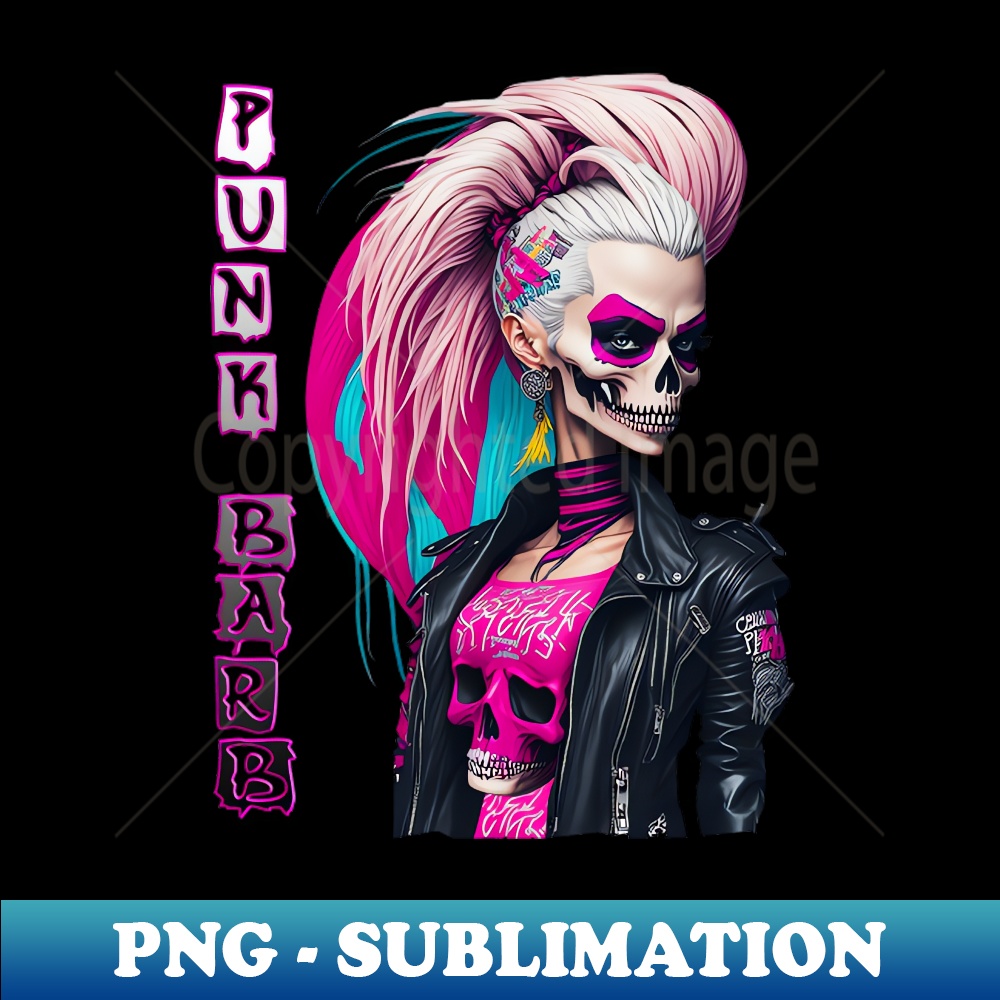Punk Barb - PNG Transparent Sublimation File - Unleash Your - Inspire ...