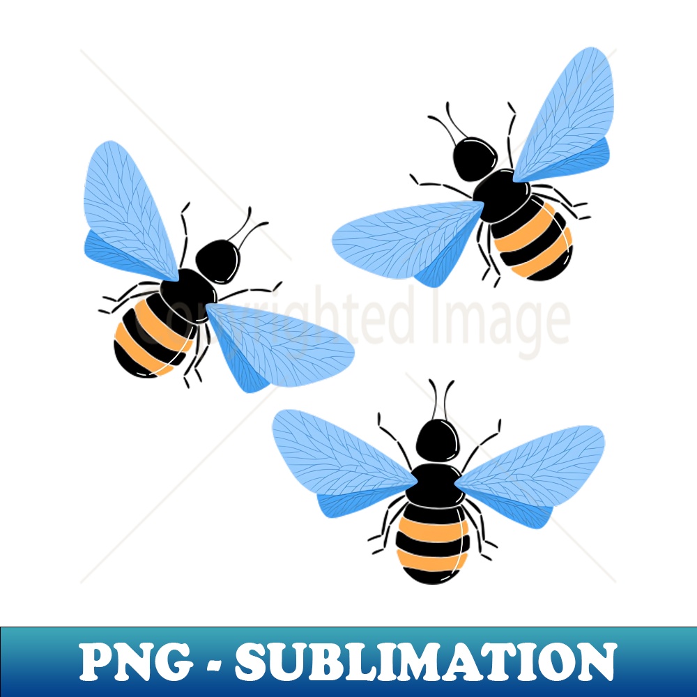 Three Bees - Signature Sublimation PNG File - Bring Your Des | Inspire ...