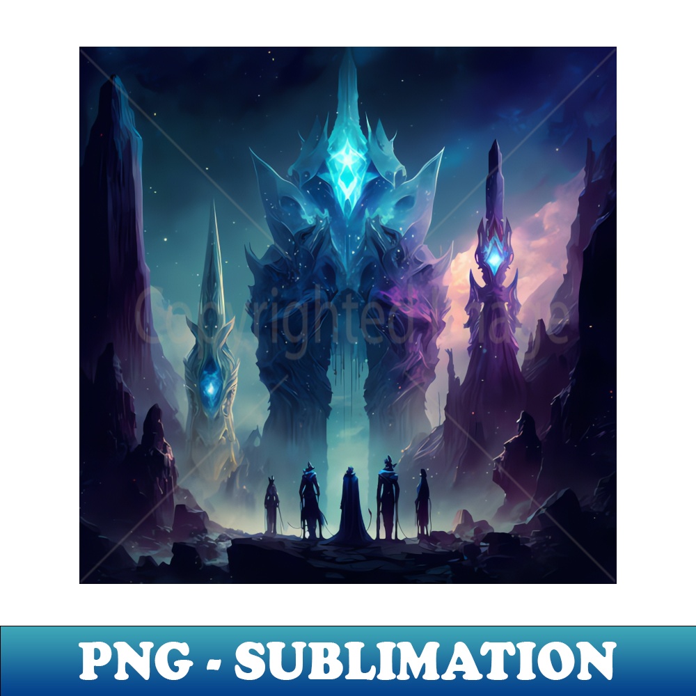 Alien fantasy landscape - Creative Sublimation PNG Download | Inspire ...