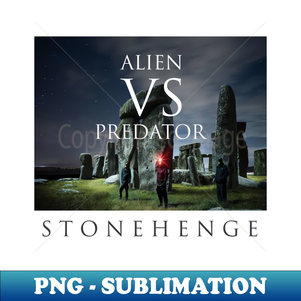Alien Vs Predator Stonehenge - PNG Sublimation Digital Down | Inspire ...